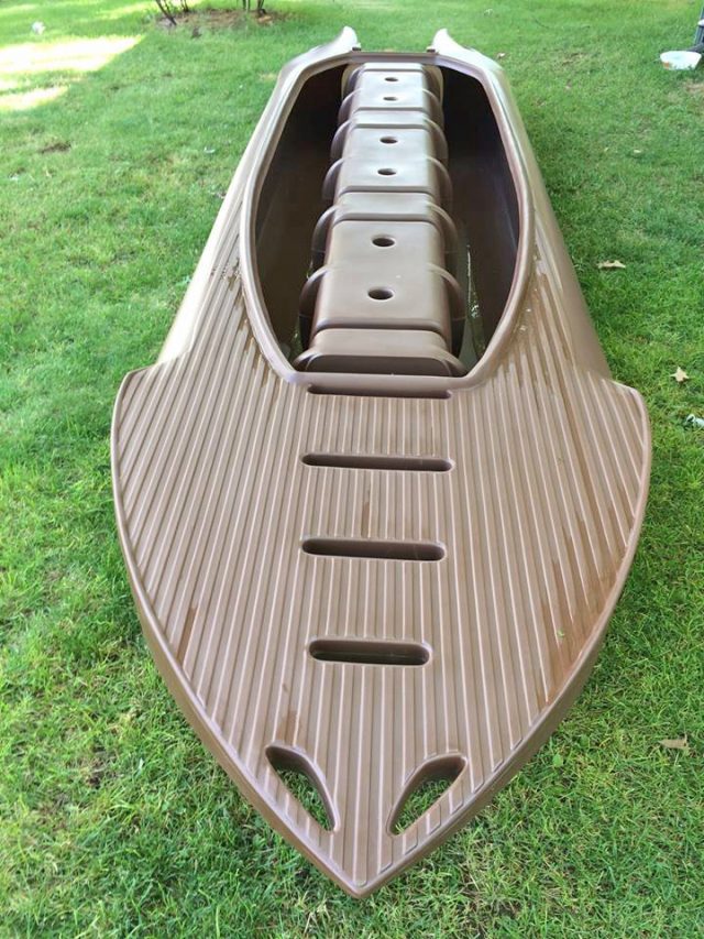 Wavewalk S4 in Mud Brown – STABLE KAYAKS AND MICROSKIFFS MADE BY WAVEWALK