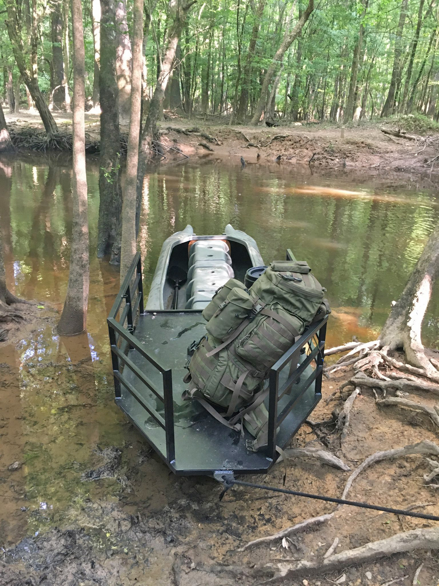 Testing my S4 hunting boat with a dog platform – STABLE KAYAKS AND ...